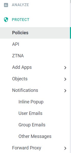 Configuring notifications